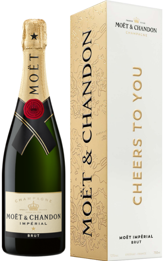 Moët & Chandon Brut Impérial «Cheers to you», 75cl | Wein | von Salis
